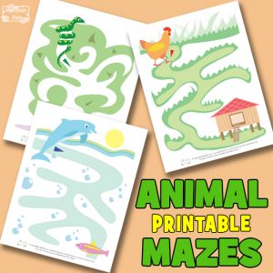 Printable Animal Mazes for Kids - Itsy Bitsy Fun