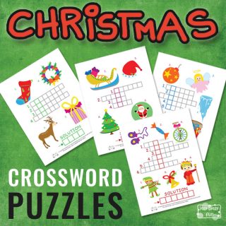 Christmas Crossword Puzzles for Kids - Itsy Bitsy Fun