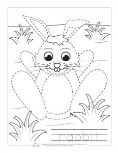 Farm Animals Tracing Coloring Pages - Itsy Bitsy Fun