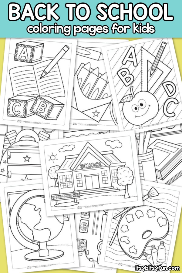 Back To School Coloring Pages For Kids Itsy Bitsy Fun Back To School Coloring Pages For Kids Itsy Bitsy Fun