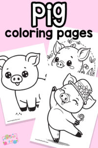 Free Printable Pig Coloring Pages for Kids - Itsy Bitsy Fun