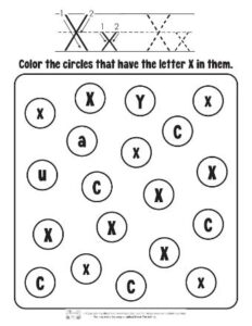 Free Printable Find the Letter Worksheets - Itsy Bitsy Fun