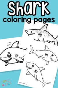 Free Printable Shark Coloring Pages for Kids - Itsy Bitsy Fun