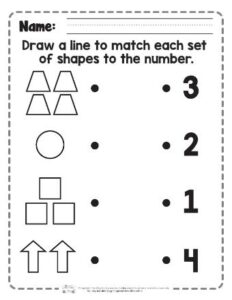 Shape Counting Worksheets - Itsy Bitsy Fun