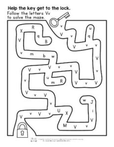 Free Printable Letter Mazes - Itsy Bitsy Fun