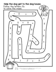Free Printable Letter Mazes - Itsy Bitsy Fun