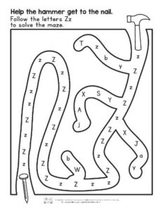 Free Printable Letter Mazes - Itsy Bitsy Fun
