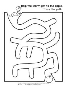Easy Printable Mazes for Preschool - Itsy Bitsy Fun