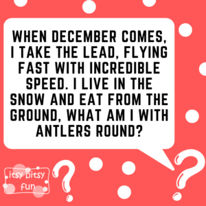 Reindeer Riddles for Kids - Itsy Bitsy Fun