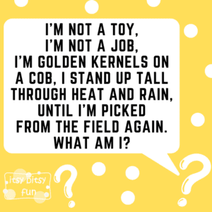 Corn Riddles for Kids - Itsy Bitsy Fun