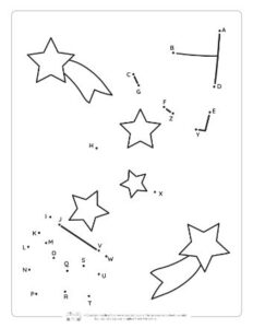 Alphabet Dot to Dot Printables - Itsy Bitsy Fun