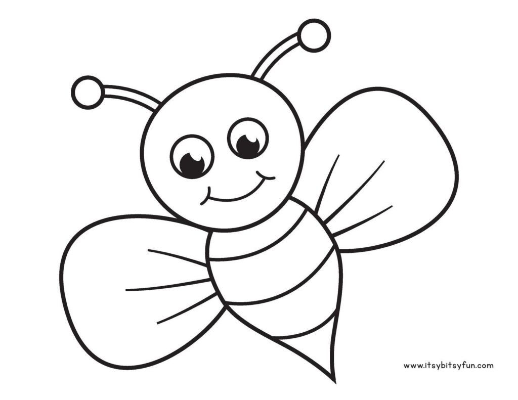 Bugs Coloring Pages for Kids - Itsy Bitsy Fun