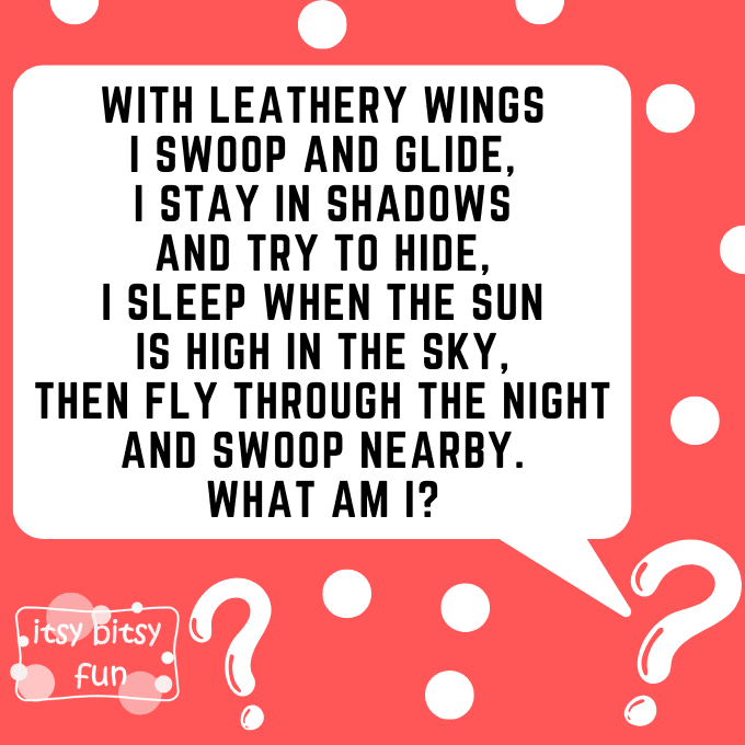 Bat Riddles for Kids - Itsy Bitsy Fun
