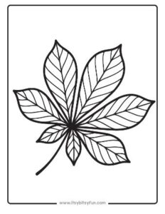 Fall Leaves Coloring Pages - Itsy Bitsy Fun
