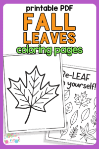 Fall Leaves Coloring Pages - Itsy Bitsy Fun