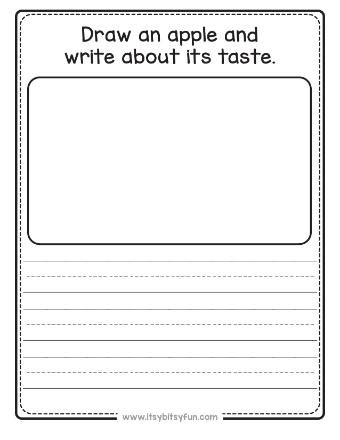 Fall Writing Prompts for Kindergarten and Grade 1 - Itsy Bitsy Fun