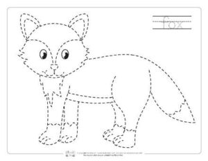 Forest Animals Tracing Worksheets - Itsy Bitsy Fun