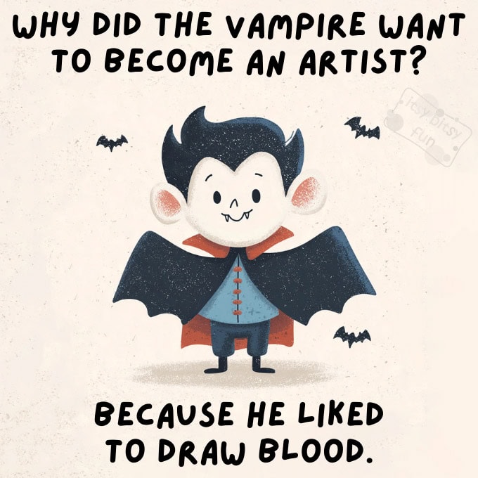 25+ Vampire Puns and Jokes for Kids - Itsy Bitsy Fun
