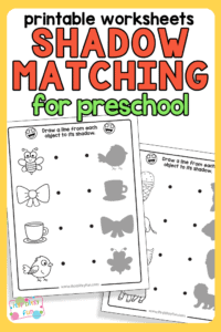 Shadow Matching Preschool Worksheets - Itsy Bitsy Fun