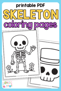 Free Printable Skeleton Coloring Pages - Itsy Bitsy Fun