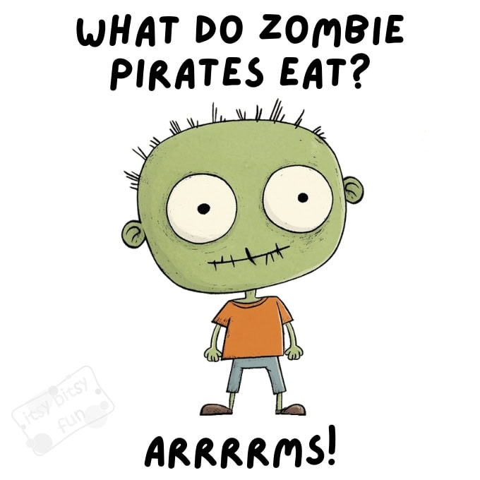 25+ Zombie Puns and Jokes for Kids - Itsy Bitsy Fun