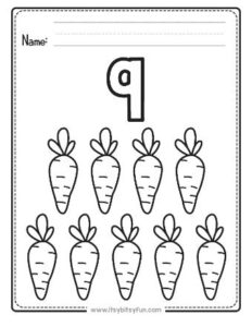 Easter Count and Color Worksheets - Itsy Bitsy Fun