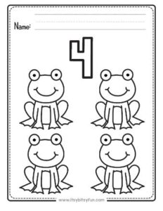 Spring Count and Color Worksheets - Itsy Bitsy Fun