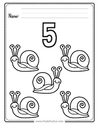 Spring Count and Color Worksheets - Itsy Bitsy Fun