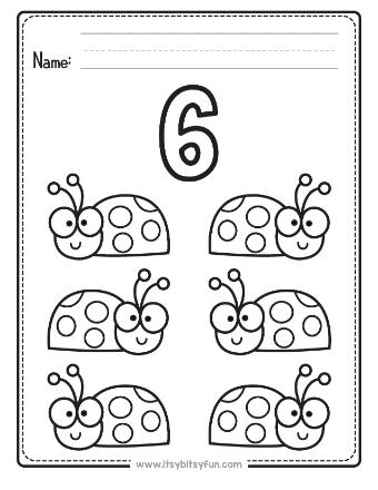 Spring Count and Color Worksheets - Itsy Bitsy Fun