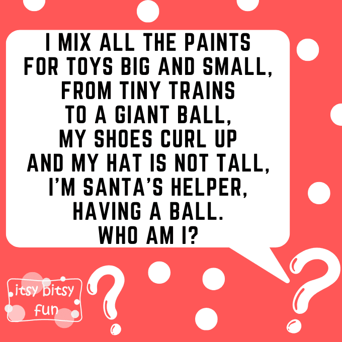 Elf Riddles for Kids - Itsy Bitsy Fun