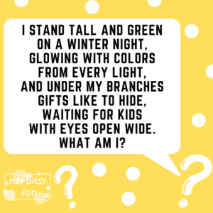 Christmas Tree Riddles for Kids - Itsy Bitsy Fun