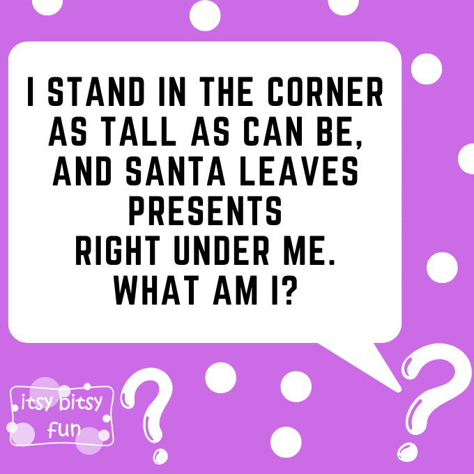 Christmas Tree Riddles for Kids - Itsy Bitsy Fun