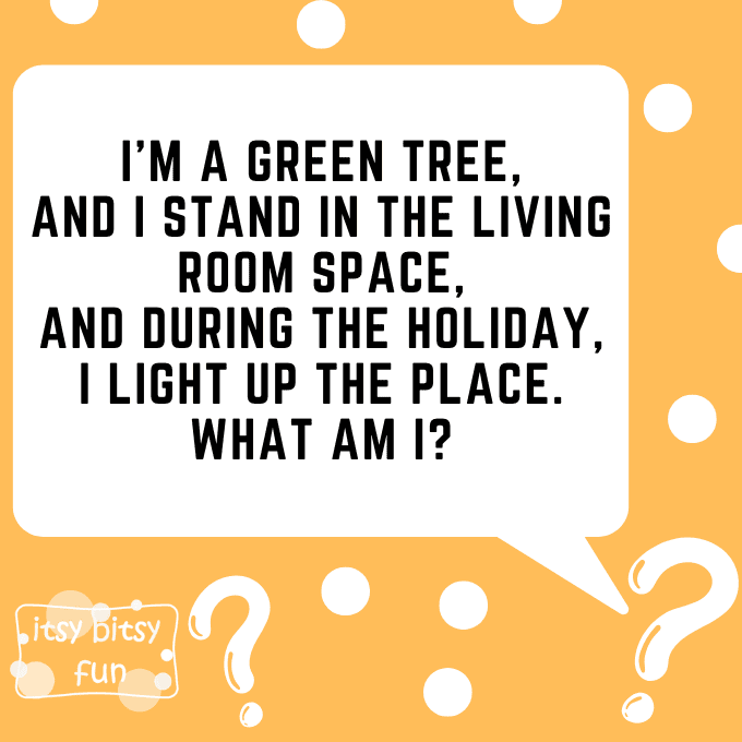 Christmas Tree Riddles for Kids - Itsy Bitsy Fun